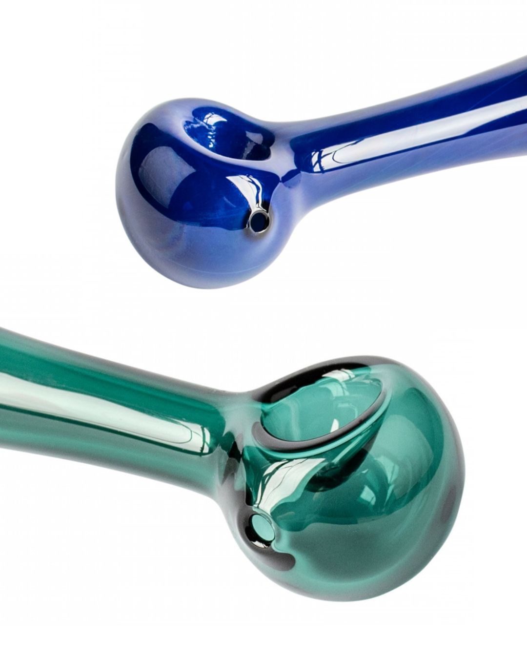 Classic Spoon Hand Pipe - Red Eye Glass - PARA Smoking Accessories