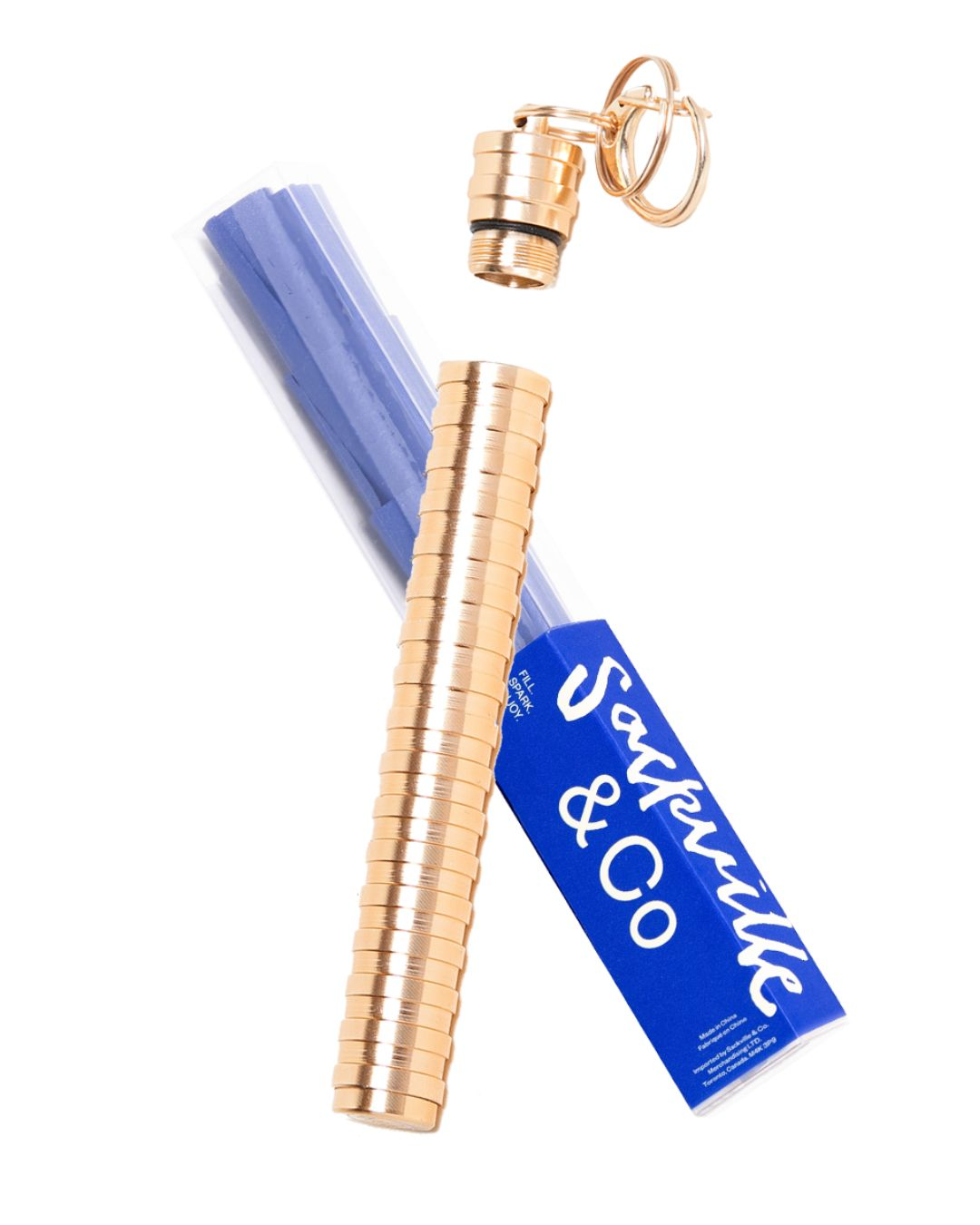 Shop Sackville & Co. - Smell Proof Keychain Joint Case - Gold - PARA