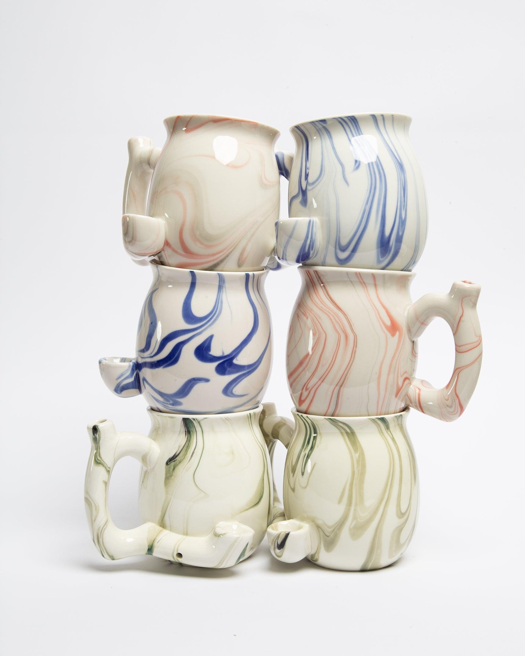 Coffee Mugs Pipe in Handle - Bundle Set - PARA Smoke Shop