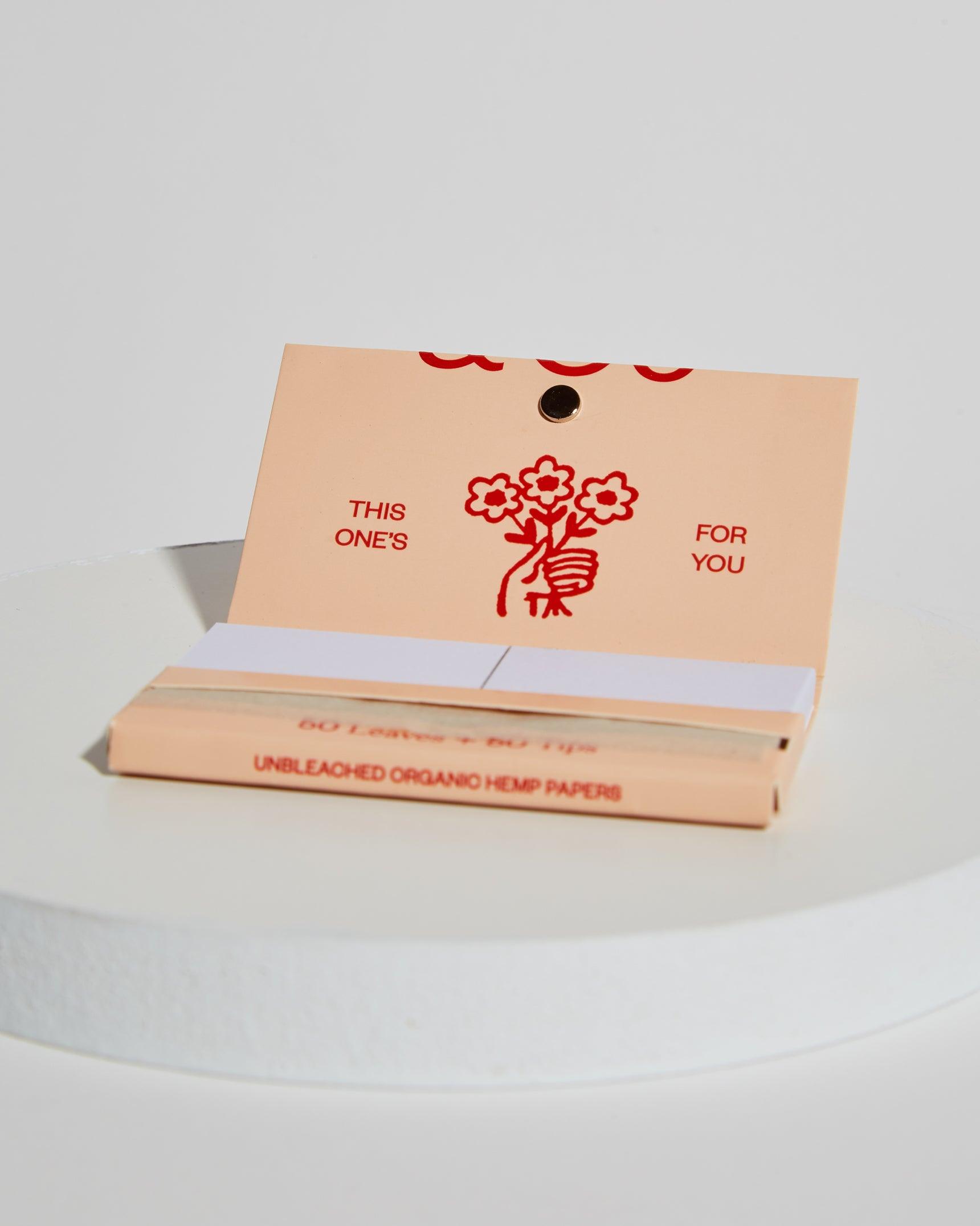 Shop Sackville & Co Organic Hemp Rolling Paper in Pink - PARA